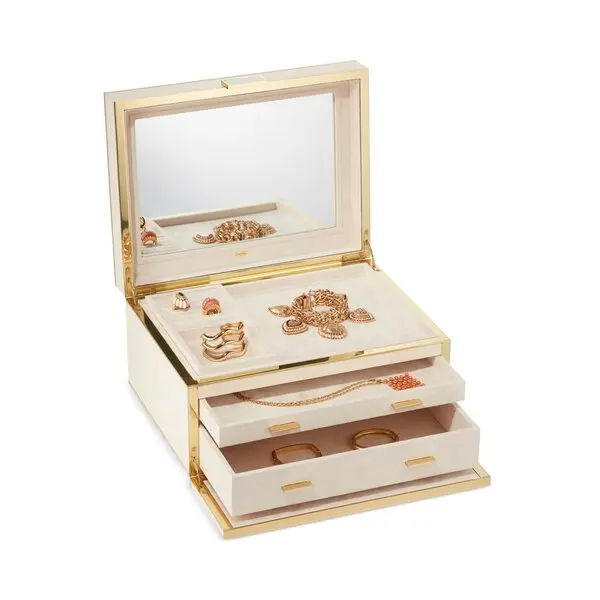 Aerin Luxe Shagreen Jewelry Box