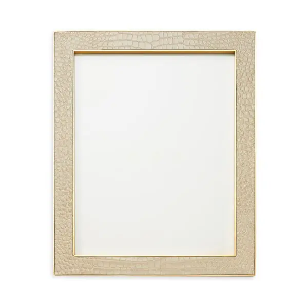 Aerin Classic Croc Leather Frame, 8 X 10