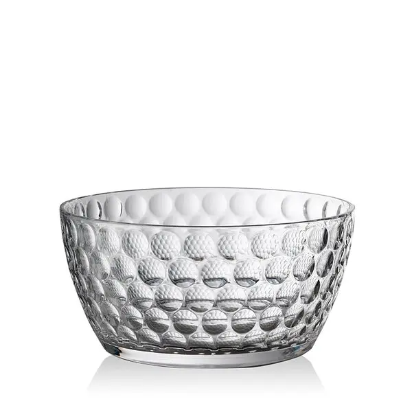 MARIO LUCA GIUSTI Acrylic Lente Salad Bowl - Clear
