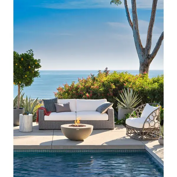 BERNHARDT Bali Swivel Outdoor Chair