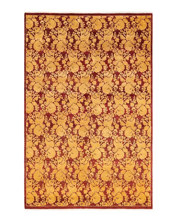 Bloomingdale'S Mogul M1554 Area Rug, 4'8 X 7'1 - Red