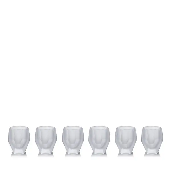 MARIO LUCA GIUSTI Acrylic Milly Large Acrylic Tumbler, Set Of 6 - Frost