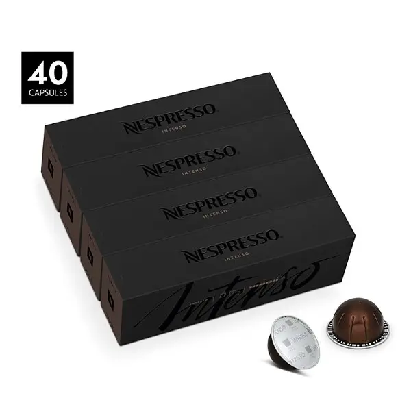 NESPRESSO Vertuo Intenso Capsules, 40 Count