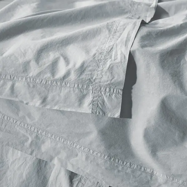 SOCIETY LIMONTA Nite Cotton Flat Sheet, King/queen - Perla