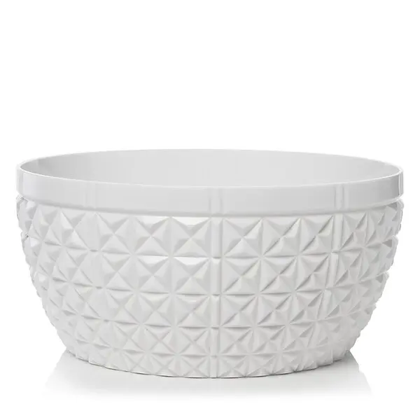 MARIO LUCA GIUSTI Acrylic Churchill Snack & Cereal Bowl - White