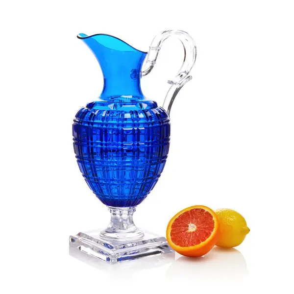 MARIO LUCA GIUSTI Acrylic Imperial Pitcher - Blue