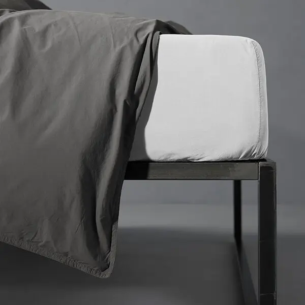SOCIETY LIMONTA Nite Cotton Fitted Sheet, Queen - Bianco