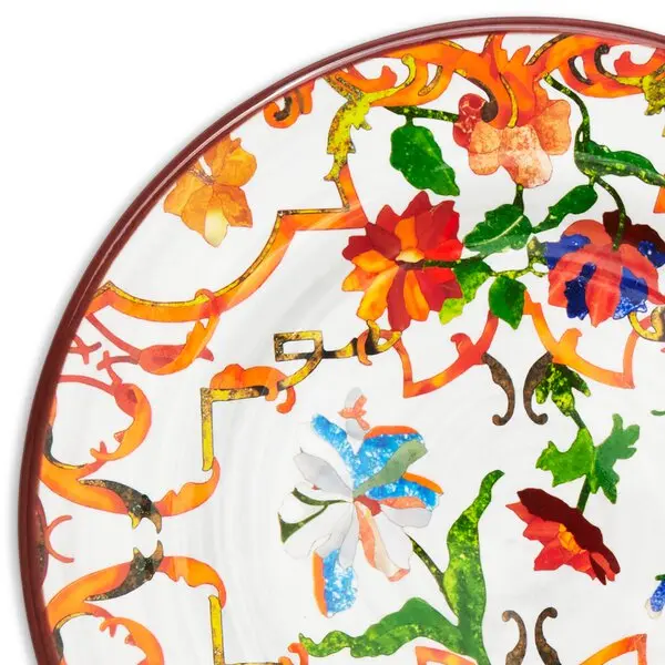 MARIO LUCA GIUSTI Acrylic Melamine Pancale Salad/dessert Plate