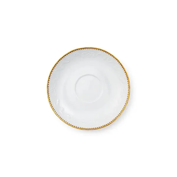 ANNA WEATHERLEY Simply Anna Gold Tea Saucer - White/gold