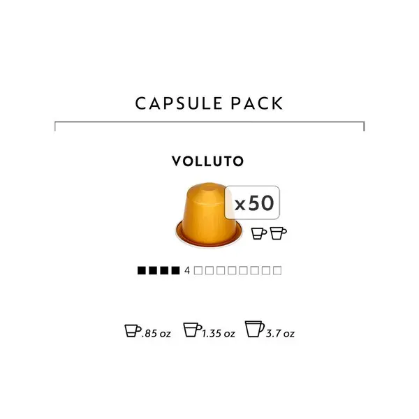 NESPRESSO Volluto Capsules, 50 Count
