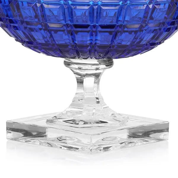 MARIO LUCA GIUSTI Acrylic Winston Acrylic Footed Coupe Glass - Blue
