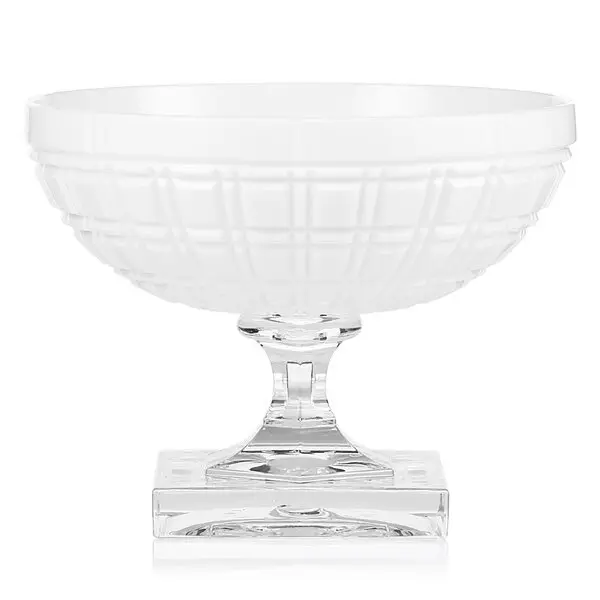 MARIO LUCA GIUSTI Acrylic Winston Acrylic Footed Coupe Glass - White