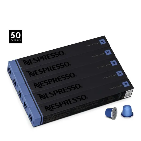 NESPRESSO Vivalto Lungo Capsules, 50 Count