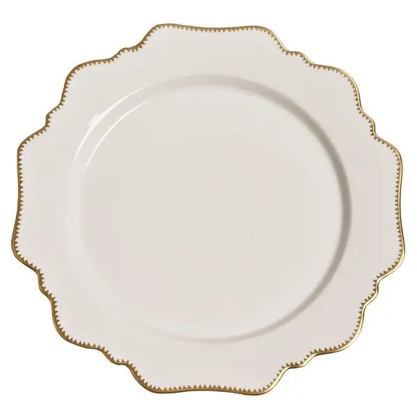 ANNA WEATHERLEY Simply Anna Antique Dinner Plate - White