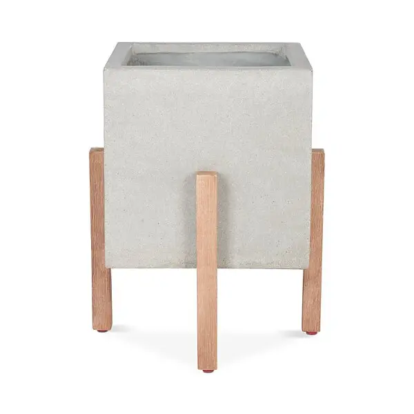 SAFAVIEH Borsla Planter - Light Gray