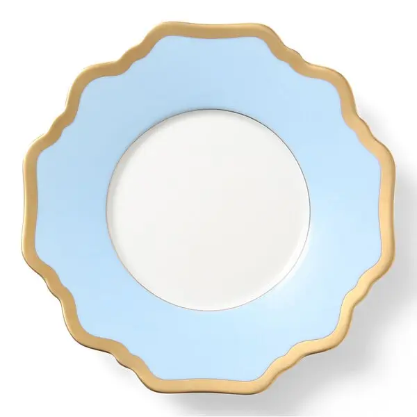 ANNA WEATHERLEY Anna's Palette Tea Saucer - Sky Blue