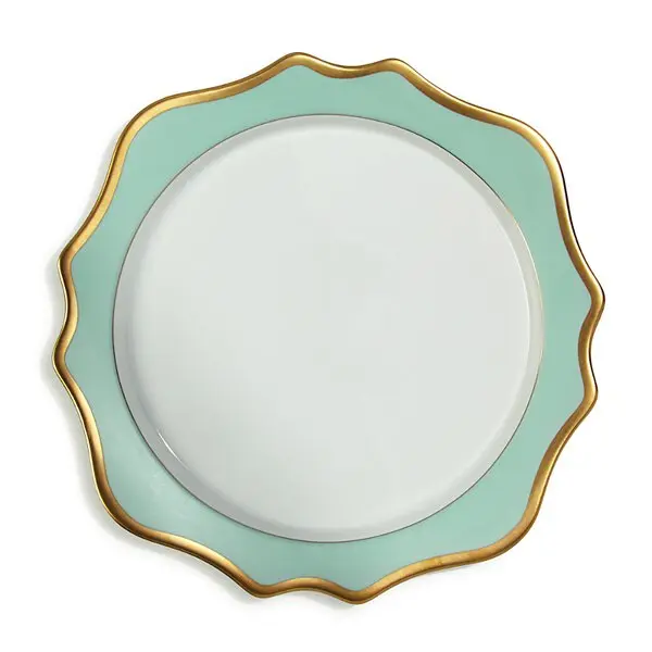 ANNA WEATHERLEY Anna's Palette Charger - Aqua Green