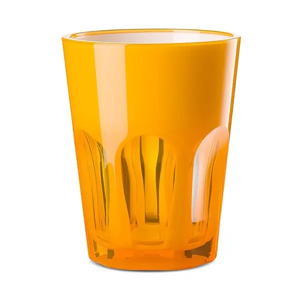 MARIO LUCA GIUSTI Acrylic Double Face Tumbler - Orange