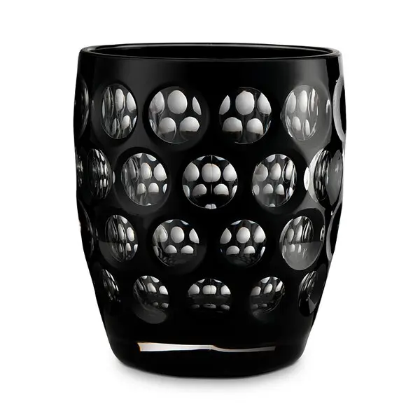 MARIO LUCA GIUSTI Acrylic Lente Tumbler Glass - Black