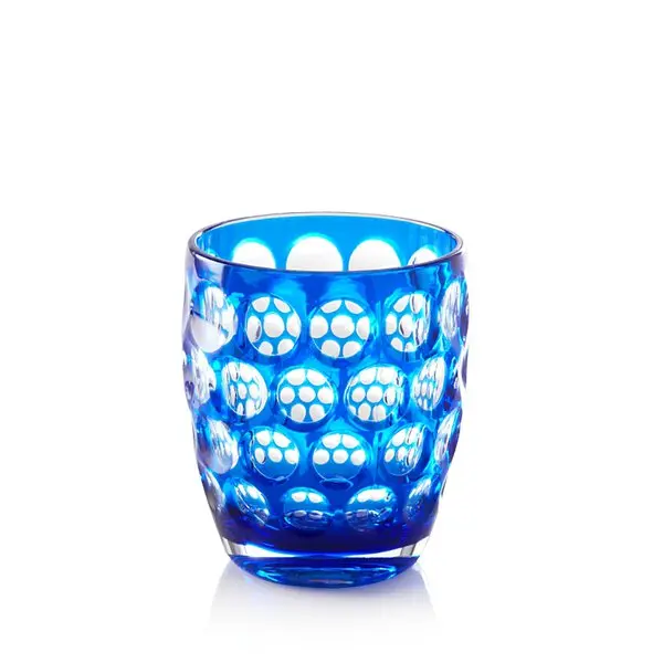MARIO LUCA GIUSTI Acrylic Lente Tumbler Glass - Blue