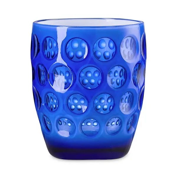 MARIO LUCA GIUSTI Acrylic Lente Tumbler Glass - Blue/white