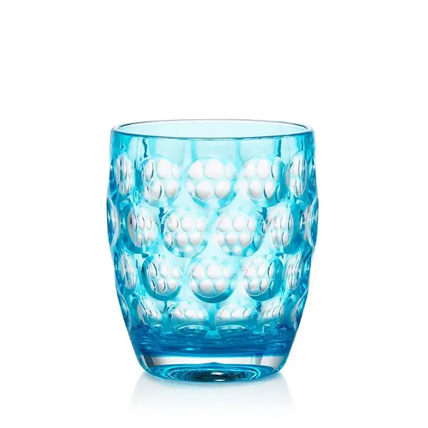 MARIO LUCA GIUSTI Acrylic Lente Tumbler Glass - Turquoise