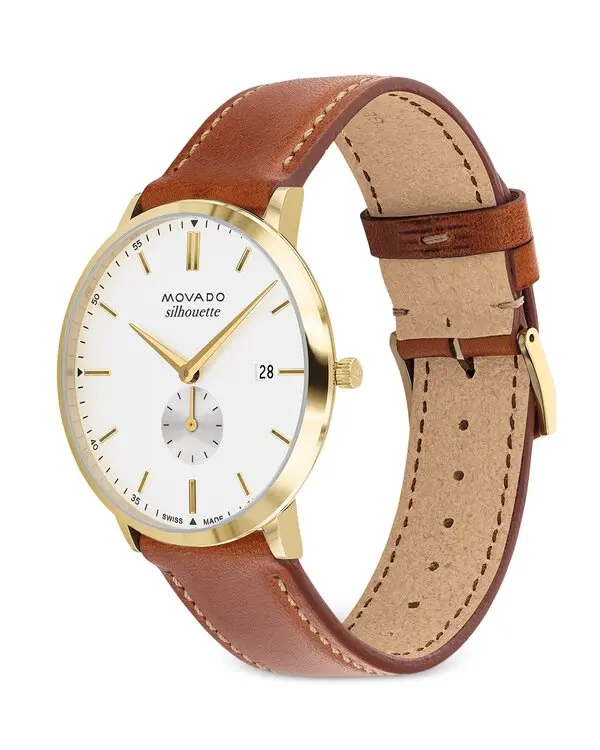 Movado Heritage Calendoplan 40mm Strap Watch