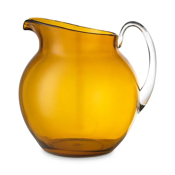 MARIO LUCA GIUSTI Acrylic Palla Transparente Pitcher - Amber