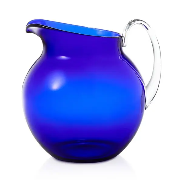 MARIO LUCA GIUSTI Acrylic Palla Transparente Pitcher - Blue