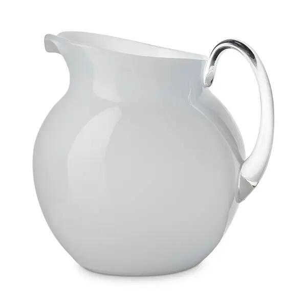 MARIO LUCA GIUSTI Acrylic Palla Transparente Pitcher - White