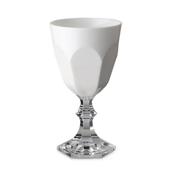 MARIO LUCA GIUSTI Acrylic Dolce Vita Water Goblet - White