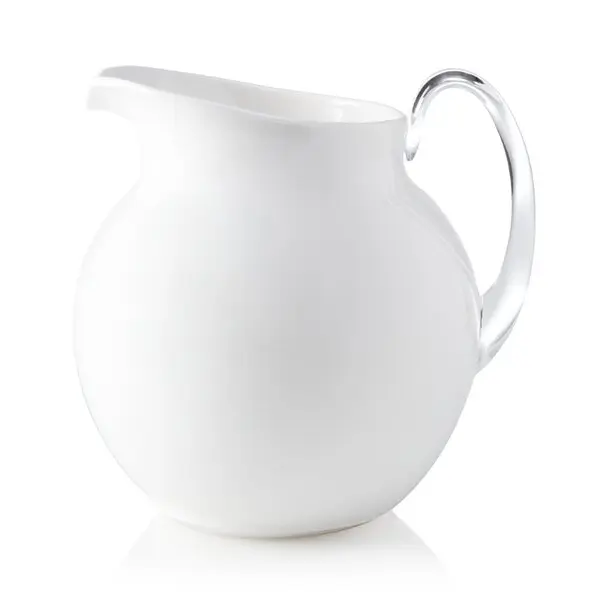 MARIO LUCA GIUSTI Acrylic Palla Glazed Pitcher - White