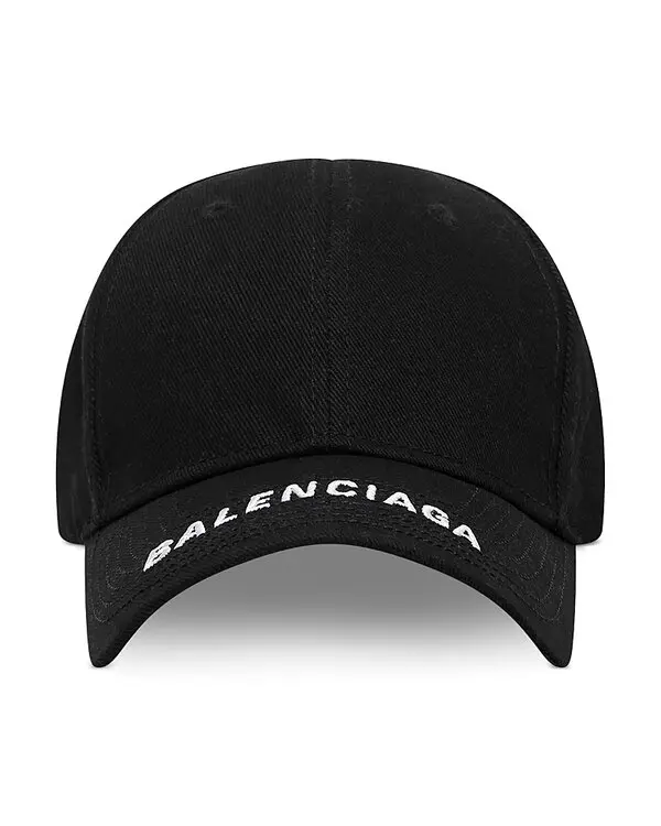 Balenciaga Logo Visor Cap - Black