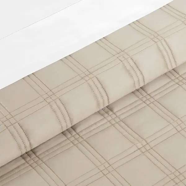 HOME TREASURES Block Coverlet, King
