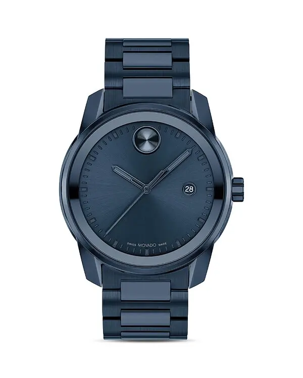 Movado Verso 42mm Watch - Blue