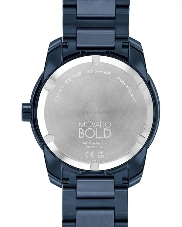 Movado Verso 42mm Watch - Blue
