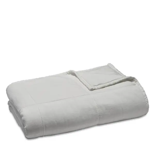 SOCIETY LIMONTA Rem Linen Quilt, King - Bianco
