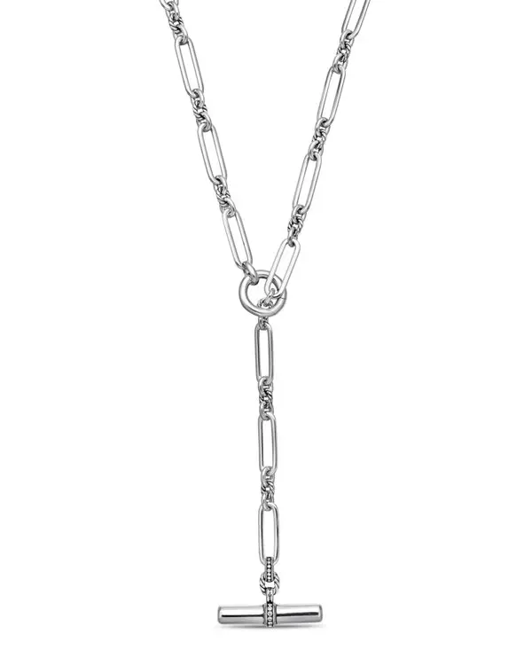 David Yurman Lexington Diamond Necklace - Silver