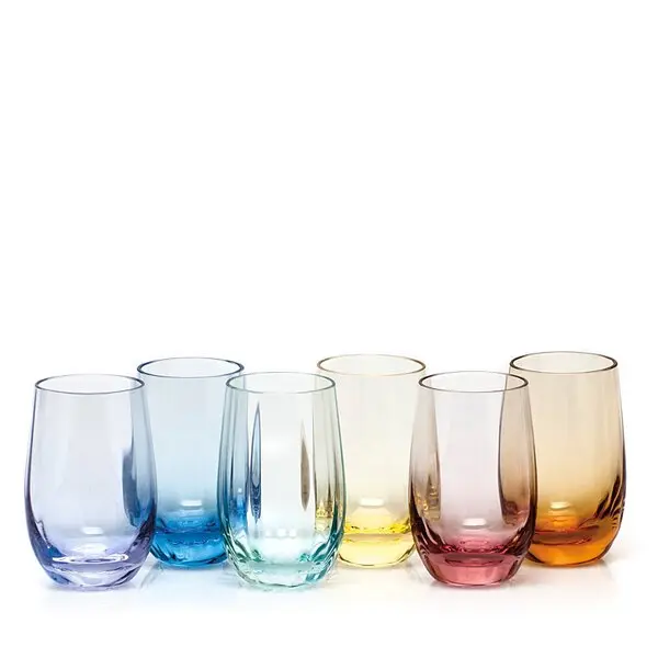 MOSER Optic Shot Glass, Set Of 6 - Multi Color