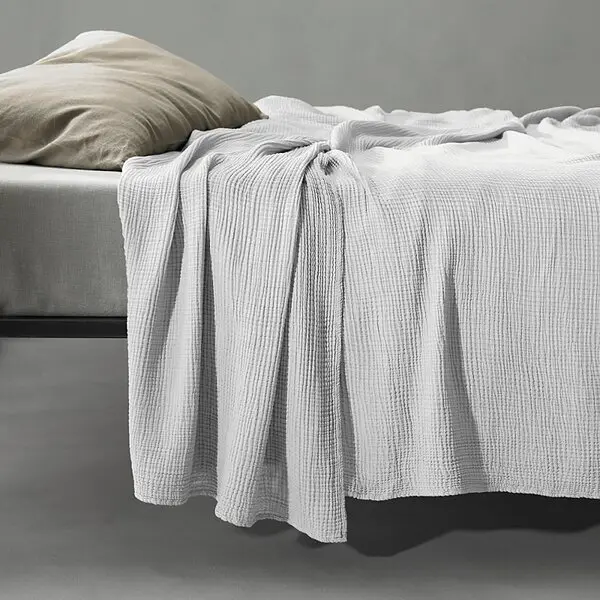 SOCIETY LIMONTA Free New Cotton Bedspread, King/queen - Bianco