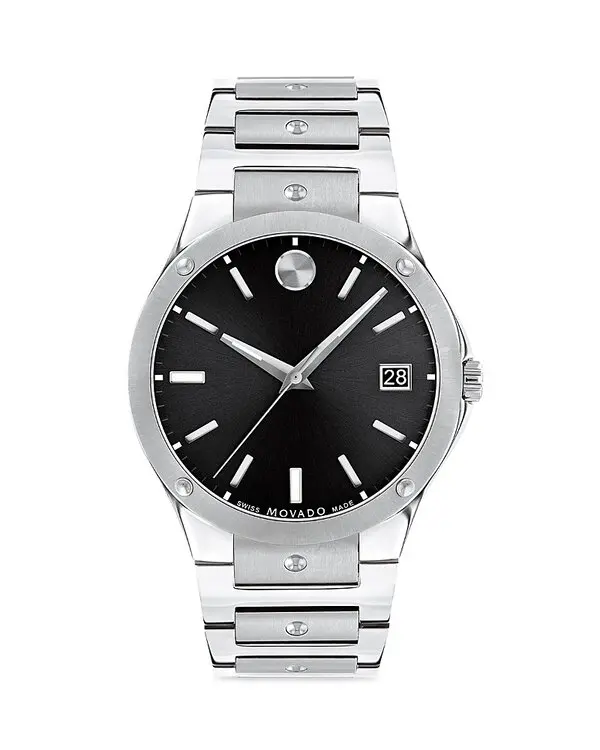 Movado Se 41mm Bracelet Watch - Black