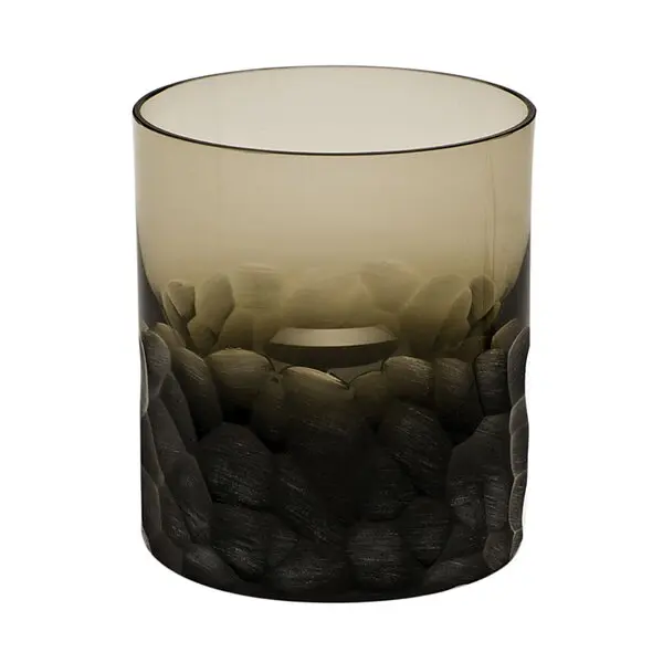 MOSER Pebbles Double Old-fashioned Glass - Smoke