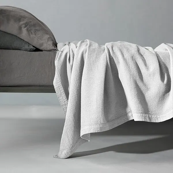 SOCIETY LIMONTA Goff Cotton Bedspread, King/queen - Bianco