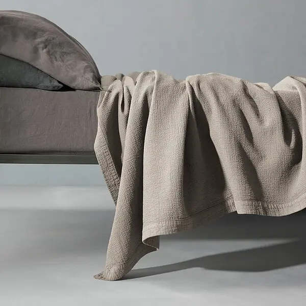 SOCIETY LIMONTA Goff Cotton Bedspread, King/queen - Mastice