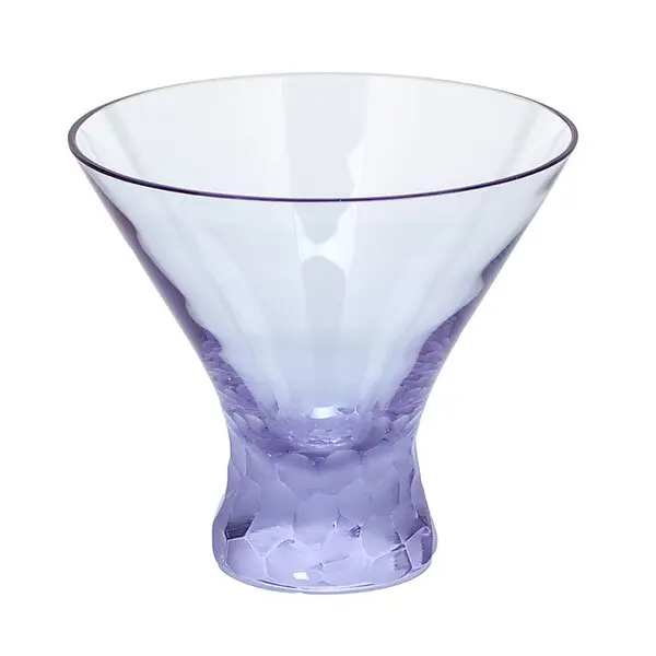 MOSER Pebbles Stemless Martini Glass - Alexandrite