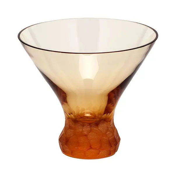 MOSER Pebbles Stemless Martini Glass - Topaz