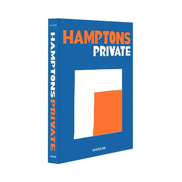 Assouline Hamptons Private Hardcover Book - Blue