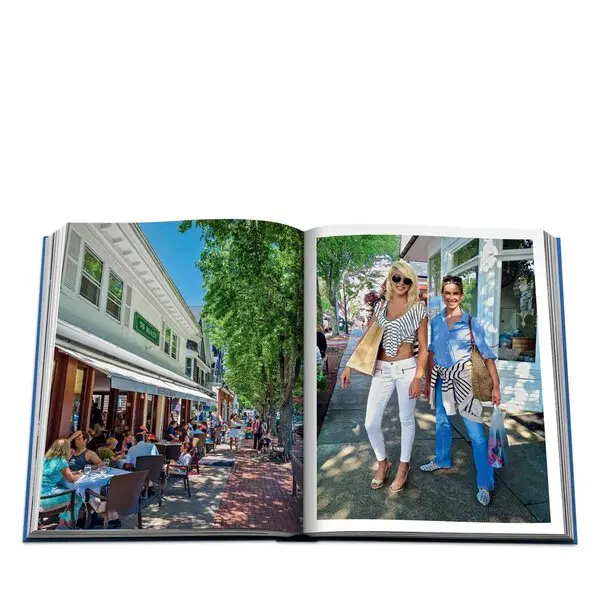 Assouline Hamptons Private Hardcover Book - Blue