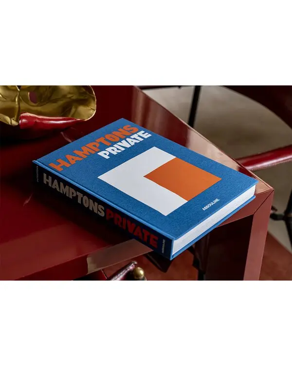Assouline Hamptons Private Hardcover Book - Blue