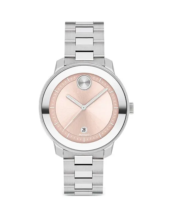 Movado Verso Watch - Pink/silver